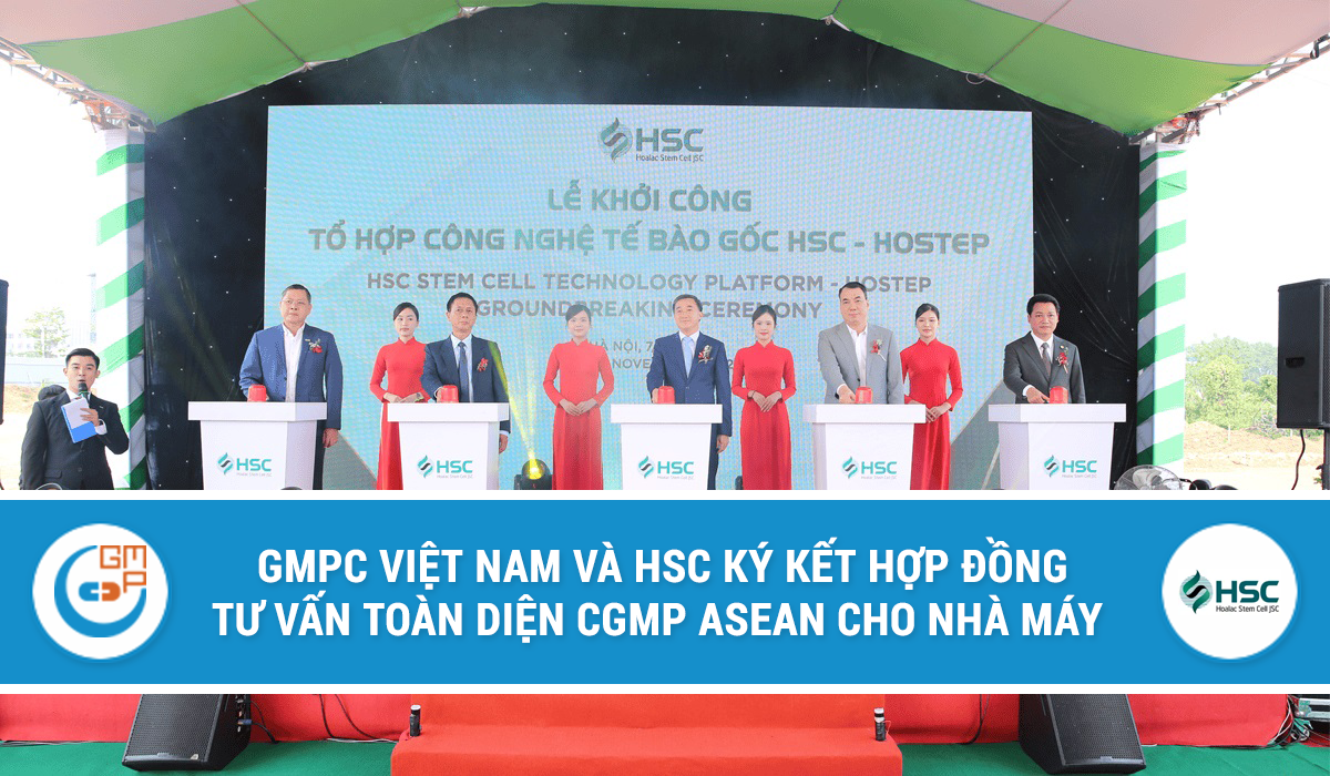 GMPc Việt Nam và HSC ký kết hợp đồng tư vấn toàn diện cGMP FDA cho nhà máy